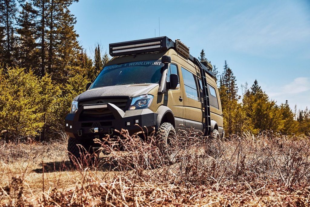 Offroad-Camper auf Mercedes Sprinter: werollwithit