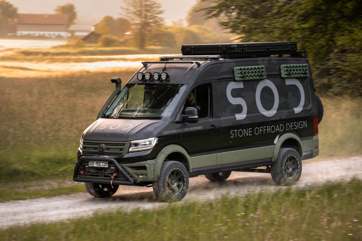 VW Crafter wird zum Offroad-Camper: SOD Proline-Paket