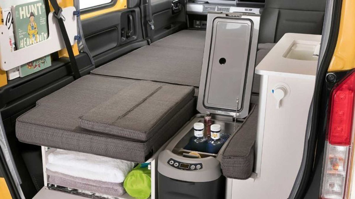 Honda N-Van Compo: Micro-Camper mit allem Zipp und Zapp