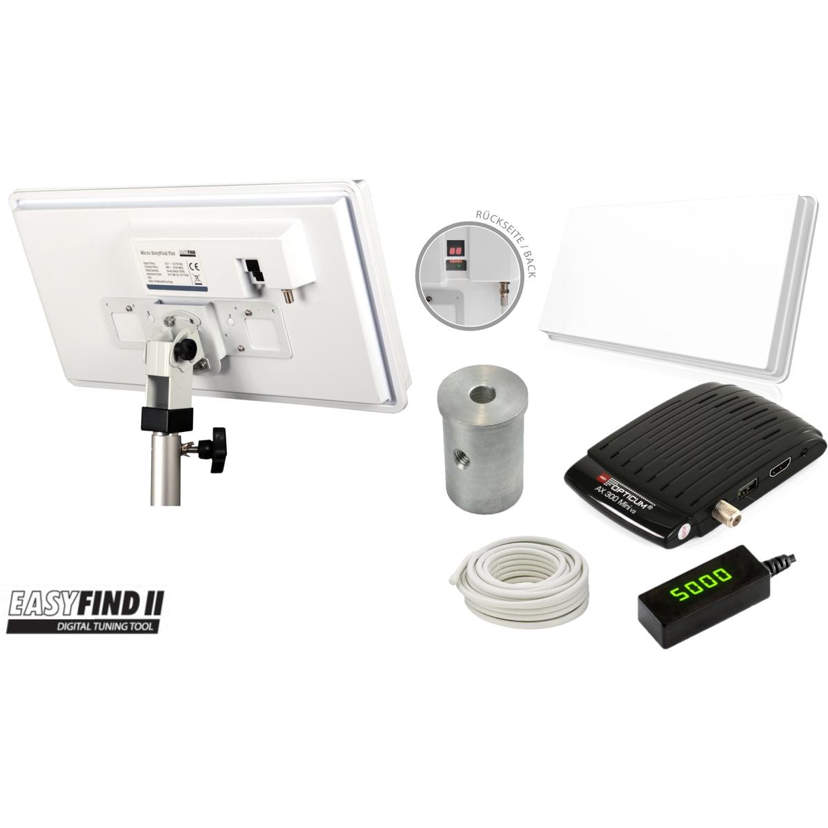 Easyfind Travellerkit I Tripod Adapter Einsteigerkit Sat-Anlage, inkl ...