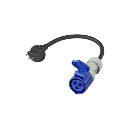 Pro Plus Adapterkabel Schweizer Stecker nach CEE, 40cm - CampingBuddies