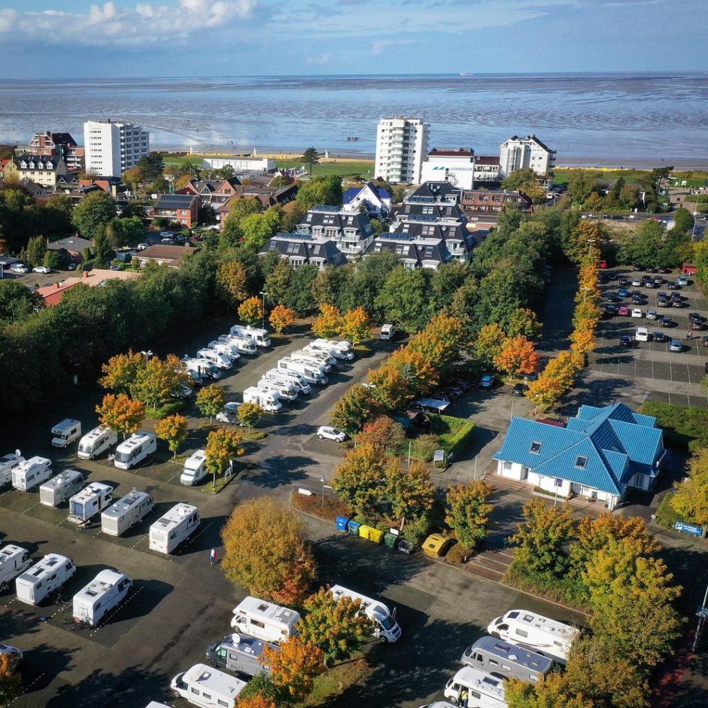 Vorstellung: Wohnmobilstellplatz am Strandparkplatz in Cuxhaven - Duhnen