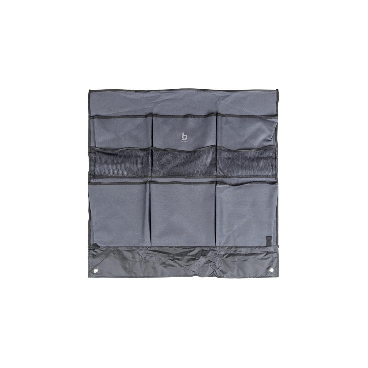 Bo-Camp Sqaure Rad-Organizer, 9 Fächer, Anthrazit - CampingBuddies