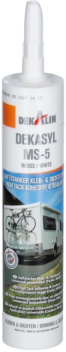 Dekalin DEKAsyl MS-5 Kraftkleber, 290ml, weiß - CampingBuddies