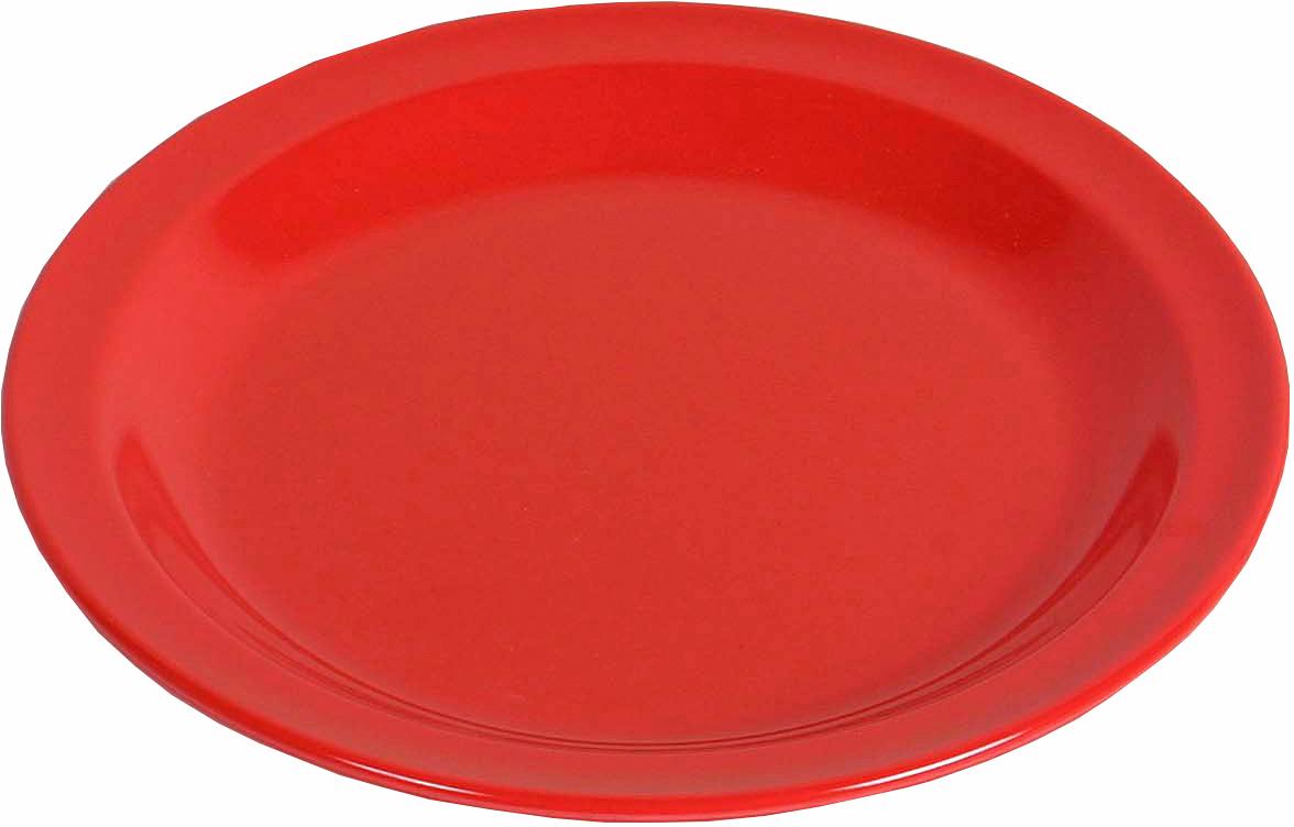 Waca Teller flach, rot - CampingBuddies