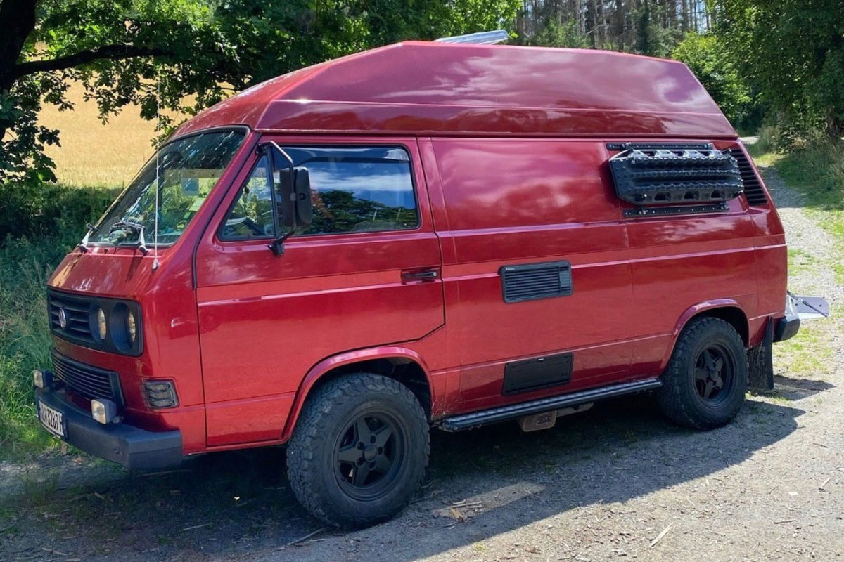 Oldschool Offroad-Camper: CampingBuddy Gerrit und sein VW T3