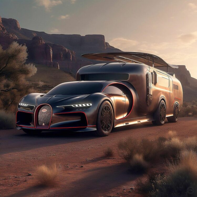 Purer Luxus: Extravagante Bugatti-Camper