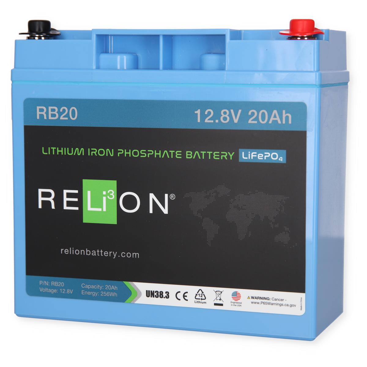 Relion RB20 Lithium-Batterie, 20Ah