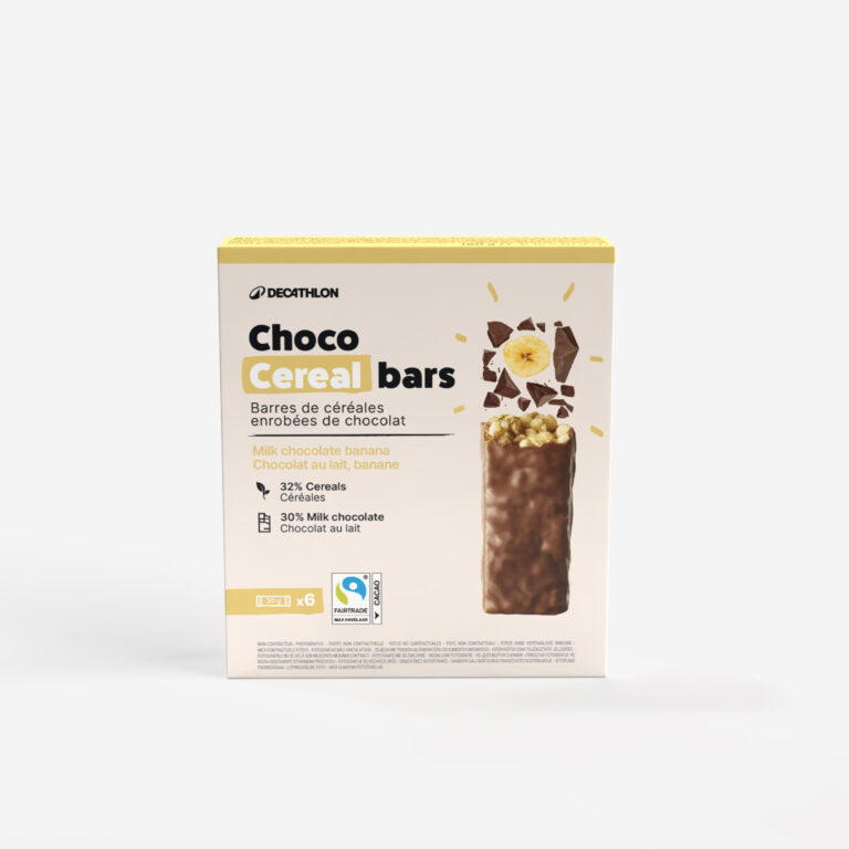 Müsliriegel mit Überzug 6× Schoko/Banane